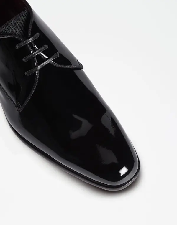 Dolce & Gabbana Patent Leather Lace-up Oxfords