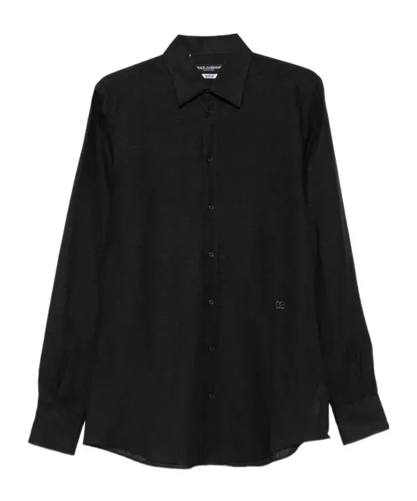 Dolce & Gabbana Logo Detail Long Sleeve Shirt