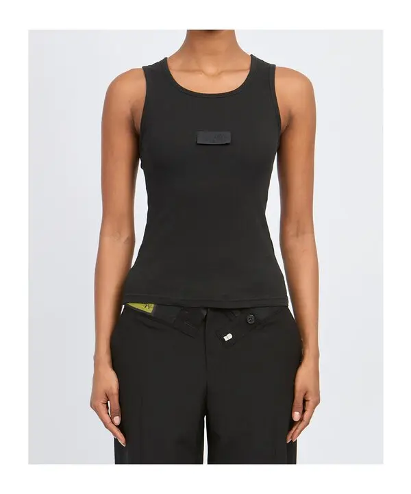 MAISON MARGIELA Sleeveless Tank Top With Numeric Signature Patch