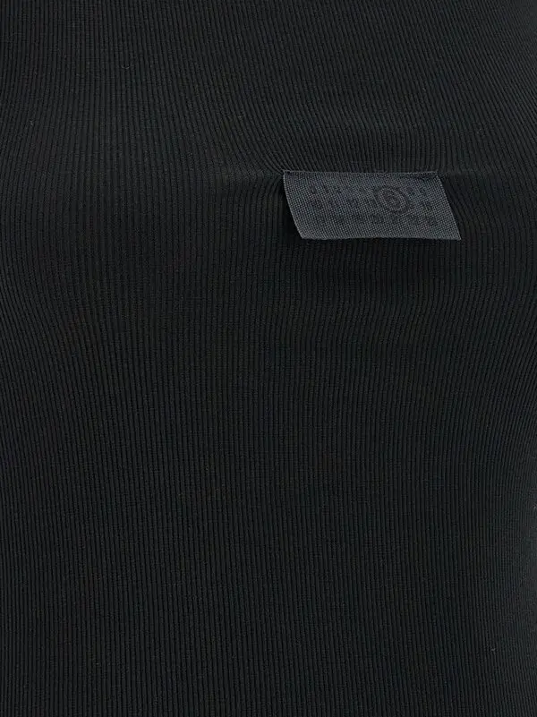 MAISON MARGIELA Sleeveless Tank Top With Numeric Signature Patch