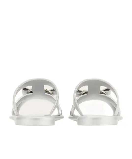 FERRAGAMO Vara Plate Strappy Slides