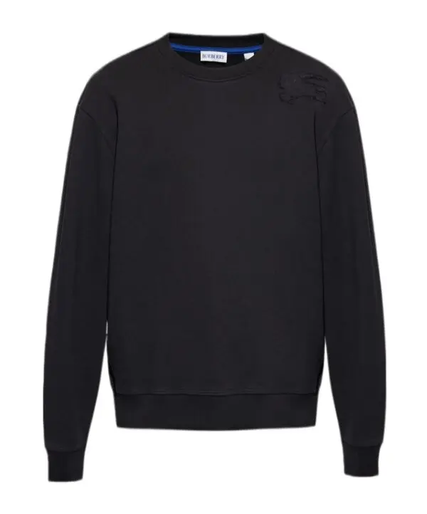 Burberry Crewneck Sweatshirt With Logo Patch
