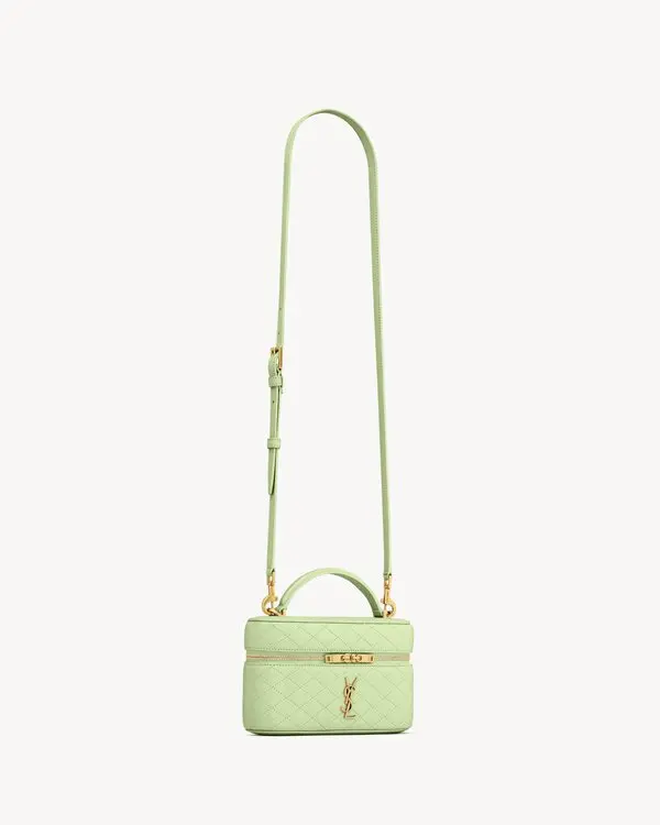 Saint Laurent Gaby Vanity Bag - Green