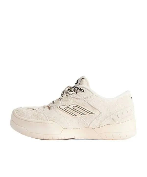 Balenciaga Hamptons Platform Sneakers - Beige/black