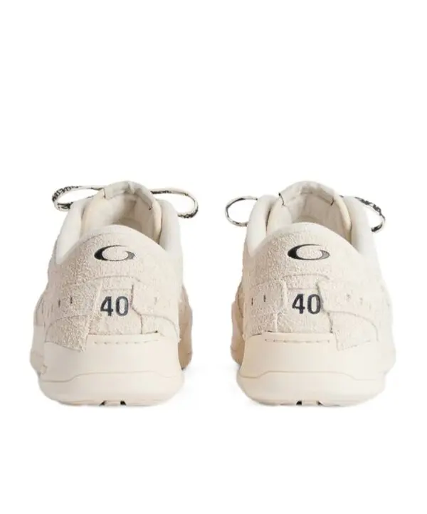 Balenciaga Hamptons Platform Sneakers - Beige/black