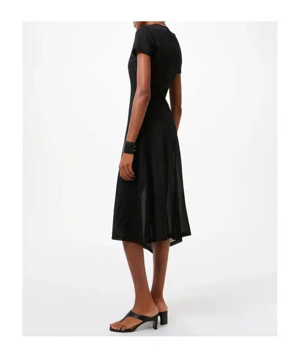 Our Legacy Short-sleeve Asymmetrical Hem Midi Dress