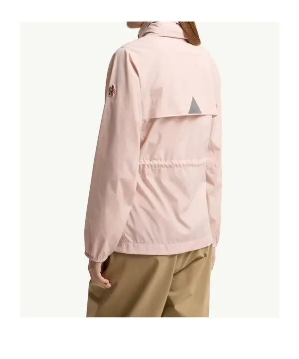 Moncler Hooded Zip-up Jacket - Pink