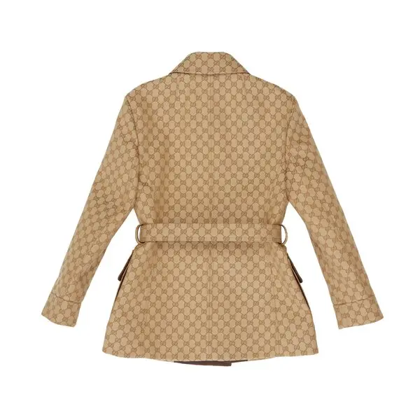 Gucci Monogram Belted Jacket