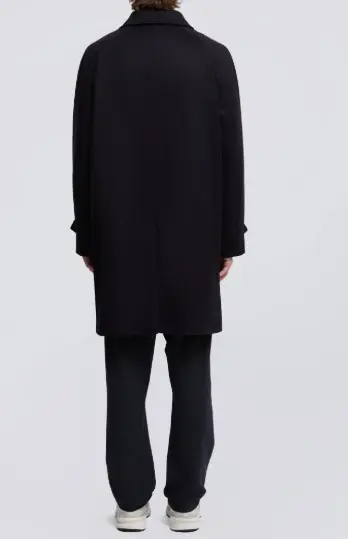 Aspesi Single-breasted Button-fastening Coat - Black