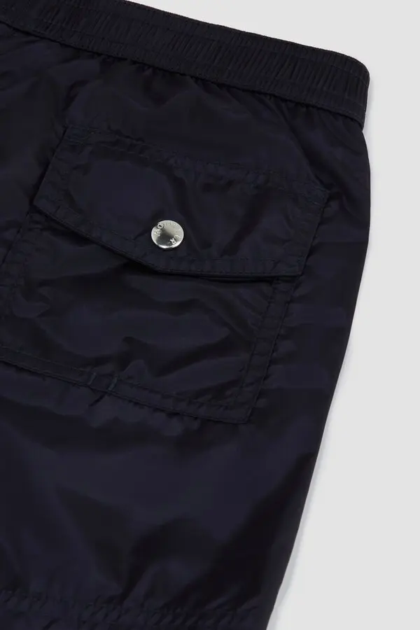 Moncler Tricolour-trimmed Swim Shorts