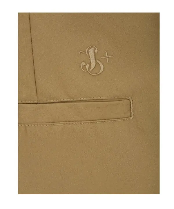 JIL SANDER Cotton Tapered Trousers - Brown
