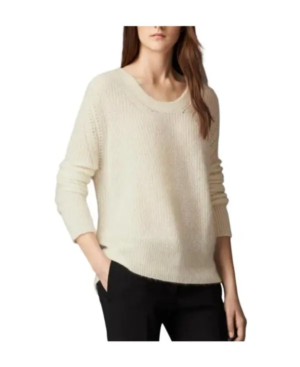 Burberry Round Neck Long Sleeve Knitted Pullover
