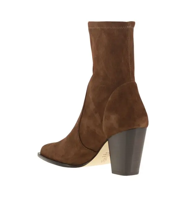 STUART WEITZMAN Jolene Suede Ankle Boots