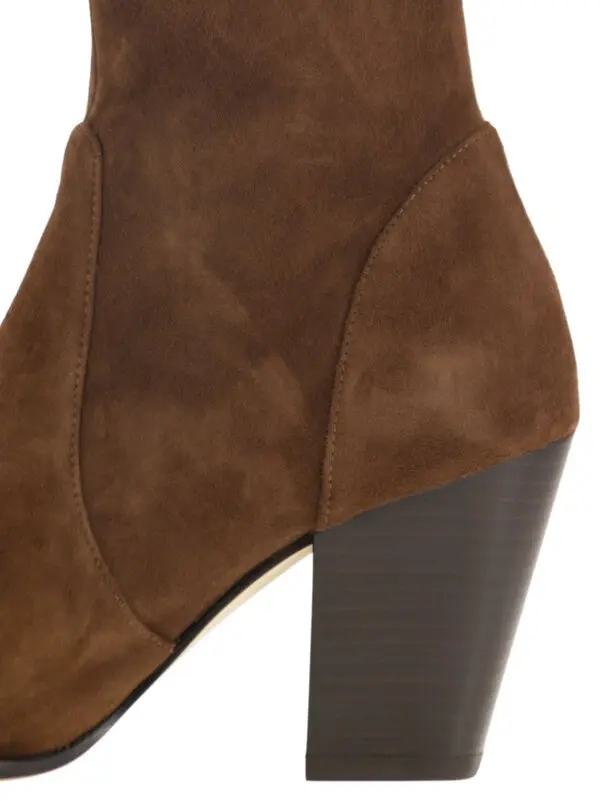 STUART WEITZMAN Jolene Suede Ankle Boots