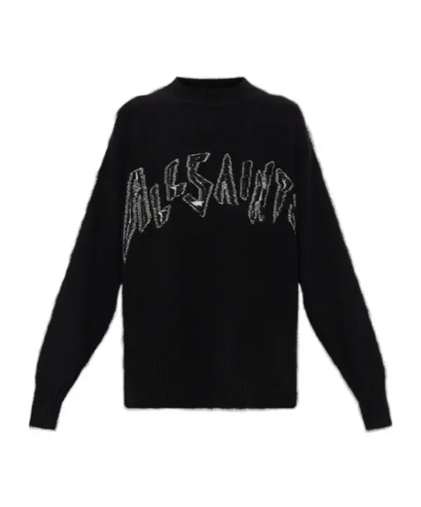 ALLSAINTS Zinc Logo Knitwear - Black
