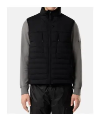 Stone Island Padded High Neck Gilet - Black