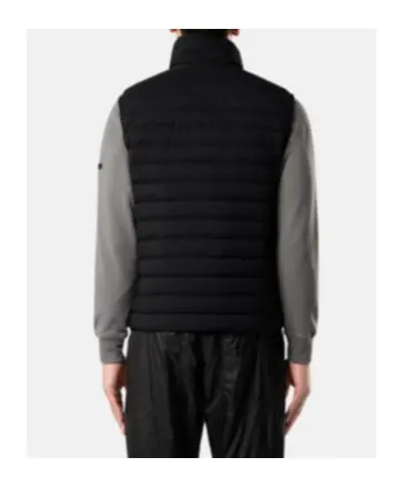 Stone Island Padded High Neck Gilet - Black