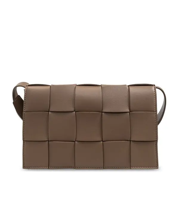 Bottega Veneta Flip Shoulder Bag - Brown