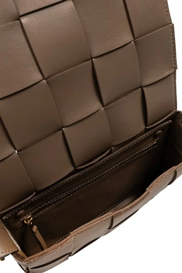 Bottega Veneta Flip Shoulder Bag - Brown