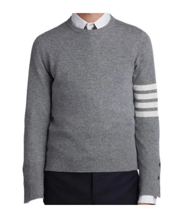 Thom Browne 4-bar Cashmere Crewneck Jumper