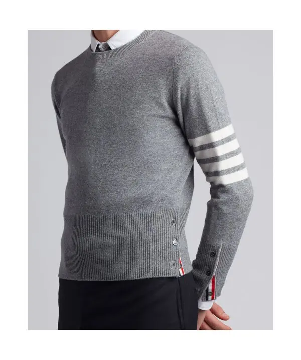 Thom Browne 4-bar Cashmere Crewneck Jumper