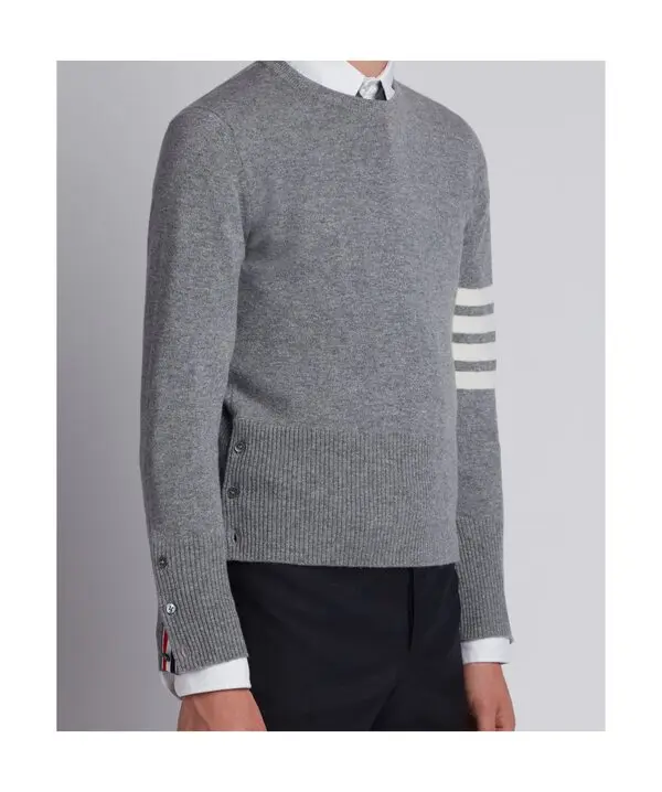 Thom Browne 4-bar Cashmere Crewneck Jumper