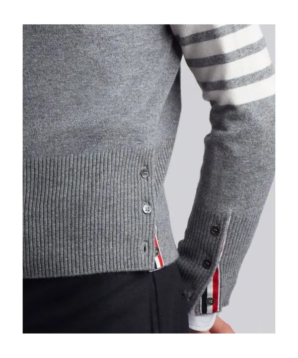Thom Browne 4-bar Cashmere Crewneck Jumper