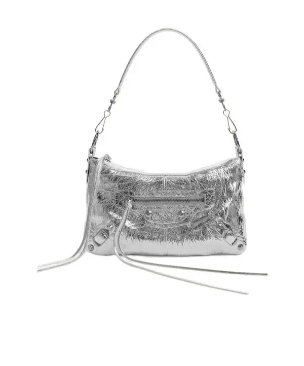 Balenciaga Le City Mini Shoulder Bag - Silver