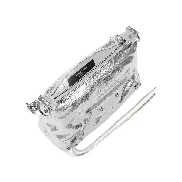 Balenciaga Le City Mini Shoulder Bag - Silver