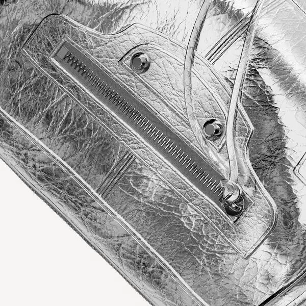 Balenciaga Le City Mini Shoulder Bag - Silver