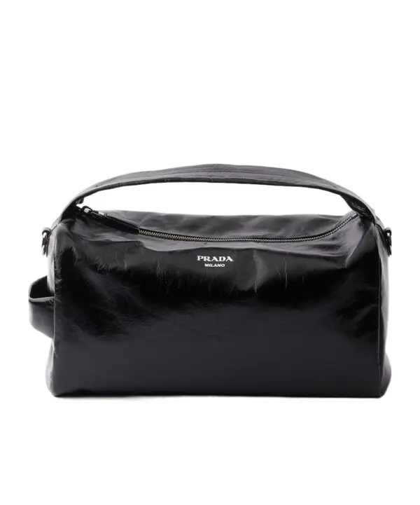 Prada Leather Shoulder Bag - Black