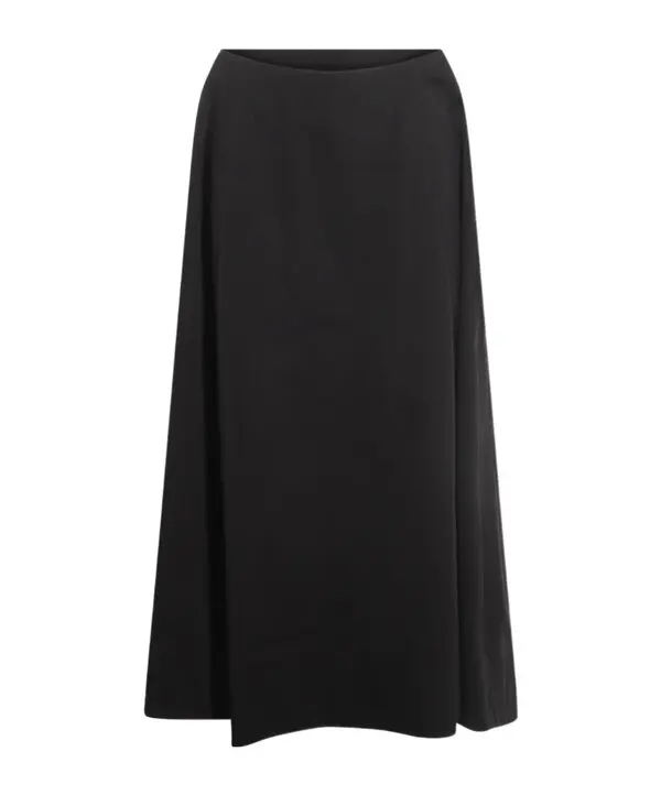 Balenciaga Flared Midi Skirt - Black