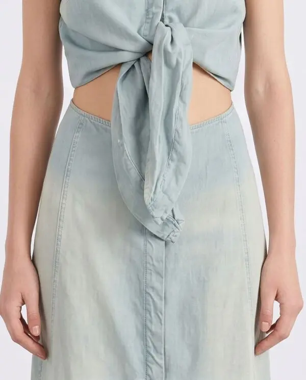 DIESEL® De-susy-s Tie-waist Midi Dress