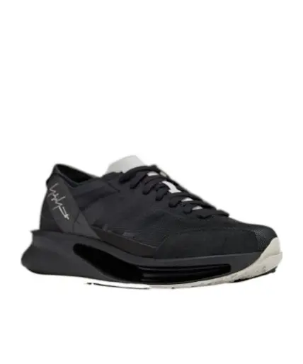 Y3 S-gendo Lace-up Running Sneakers - Black/talc