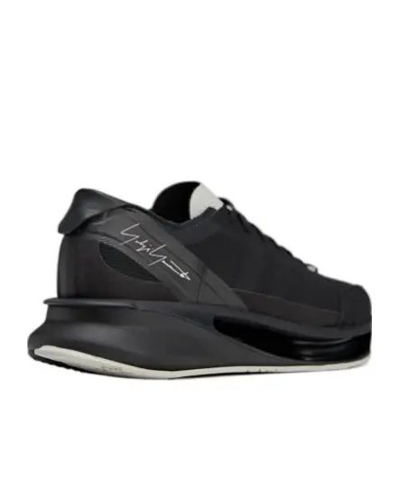 Y3 S-gendo Lace-up Running Sneakers - Black/talc