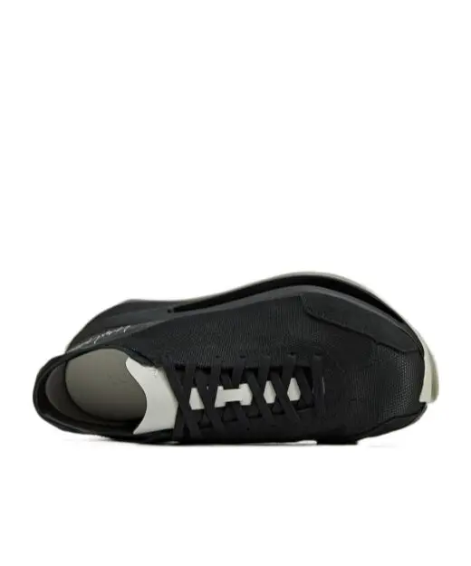 Y3 S-gendo Lace-up Running Sneakers - Black/talc
