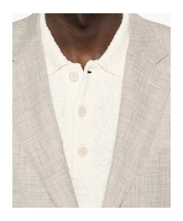 Canali Single-breasted Suit Jacket - Light Brown