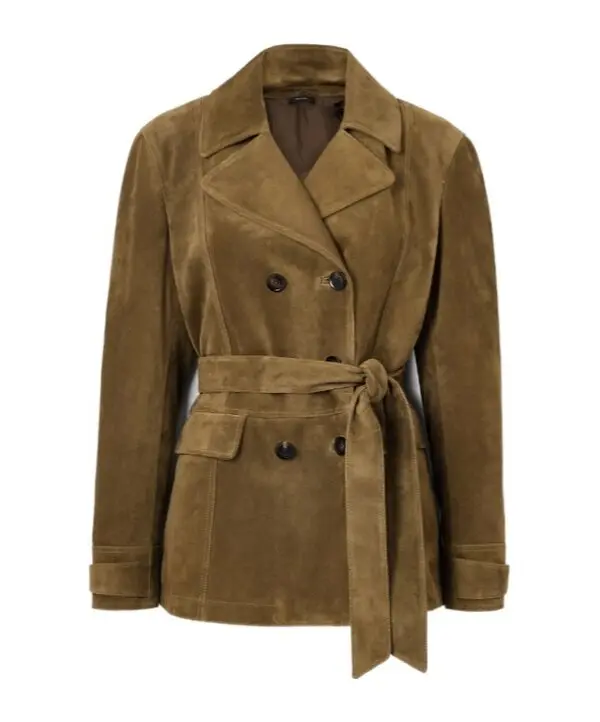 TOM FORD Double-breasted Suede Jacket