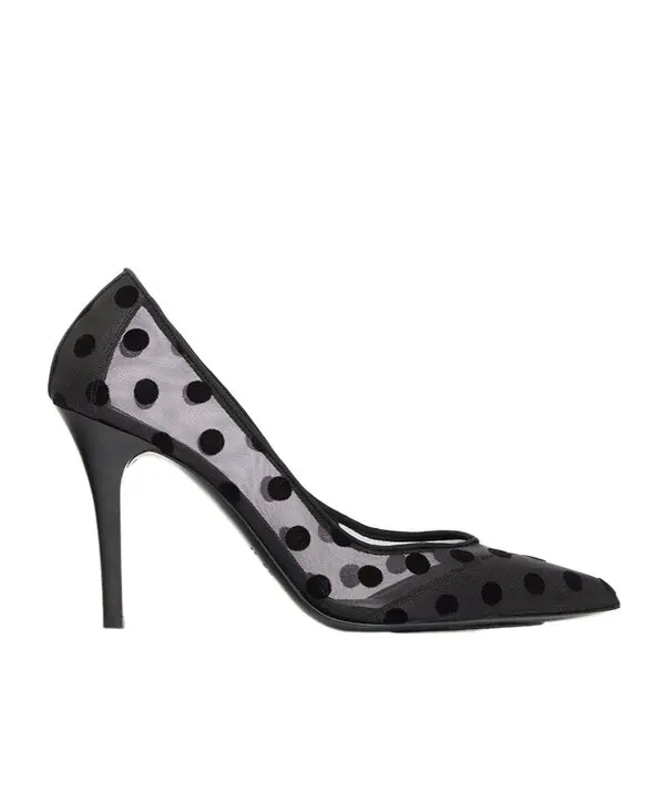 Isabel Marant Étoile Pristy Polka Dot Tulle Pumps