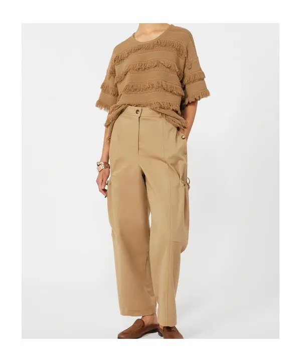Max Mara Fringe Detail T-shirt