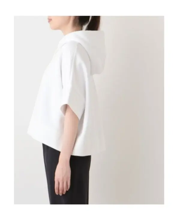 Stella McCartney Cropped Short-sleeve Hoodie With Rope Detail