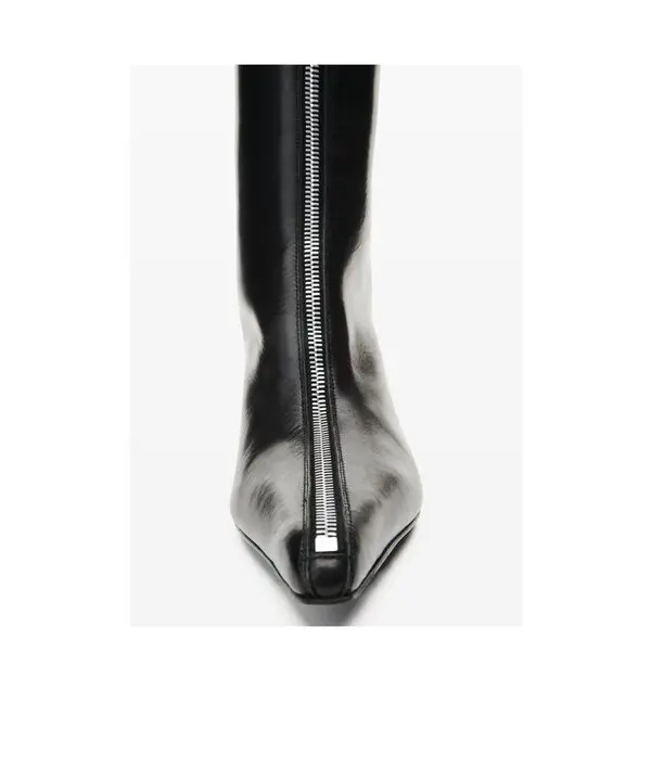 Alexander Wang Vera Knee-high Zip Stiletto Boots - Black