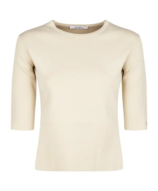 Max Mara Pure Stretch T-shirt - Nude