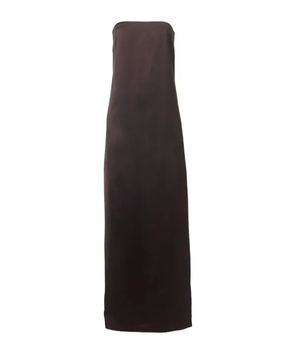 THE ROW Dolci Silk-blend Gown - Brown