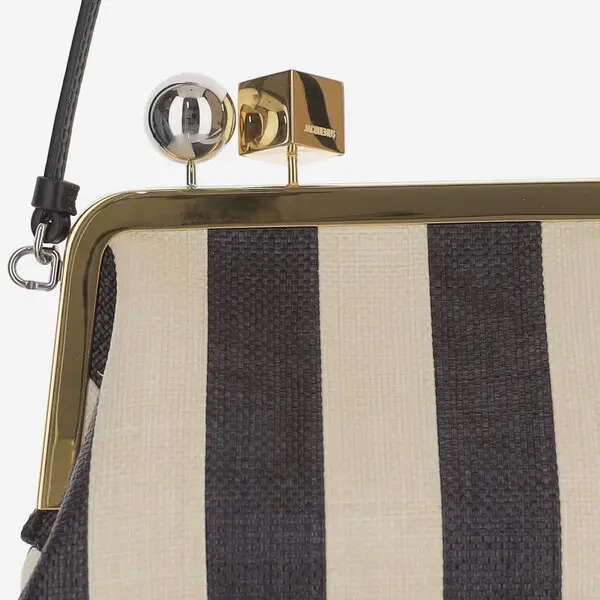 Jacquemus The Berlingot Small Clasp Clutch Bag - Black