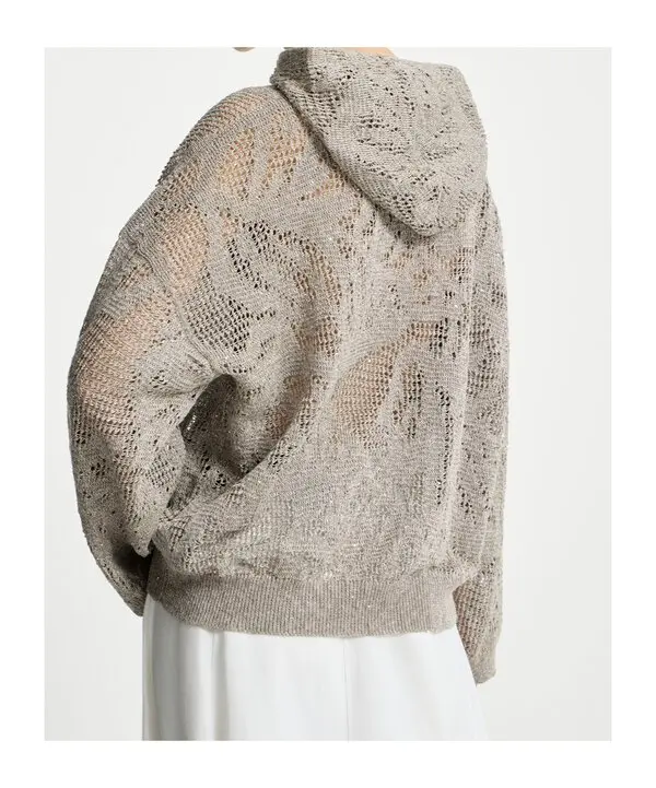 Brunello Cucinelli Long Sleeve Hooded Sweatshirt