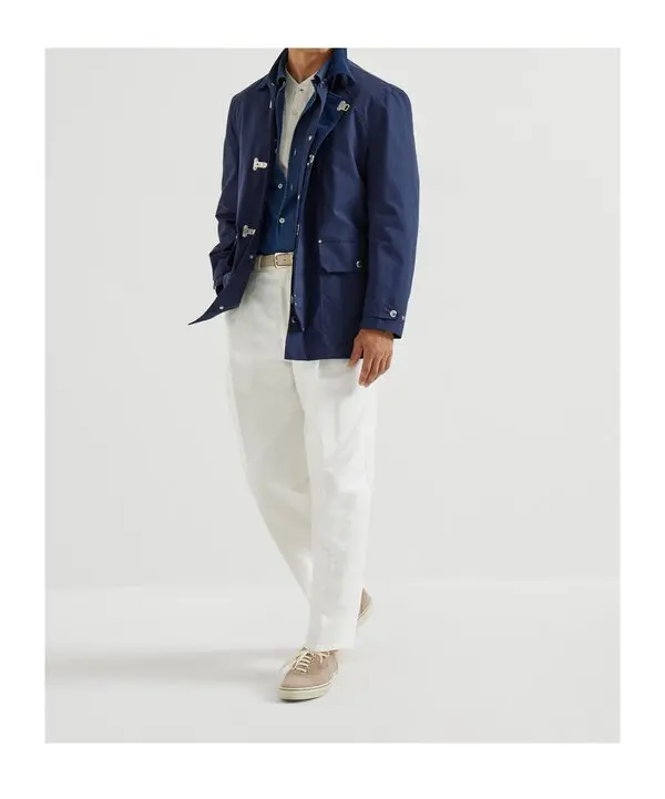 Brunello Cucinelli Hook Fastened Long Sleeved Jacket