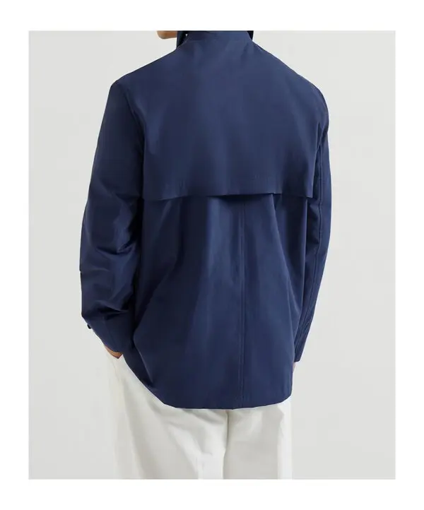 Brunello Cucinelli Hook Fastened Long Sleeved Jacket