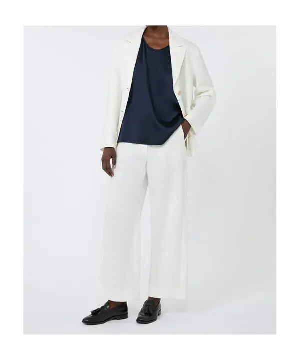 Max Mara Round Neck Sleeveless Blouse