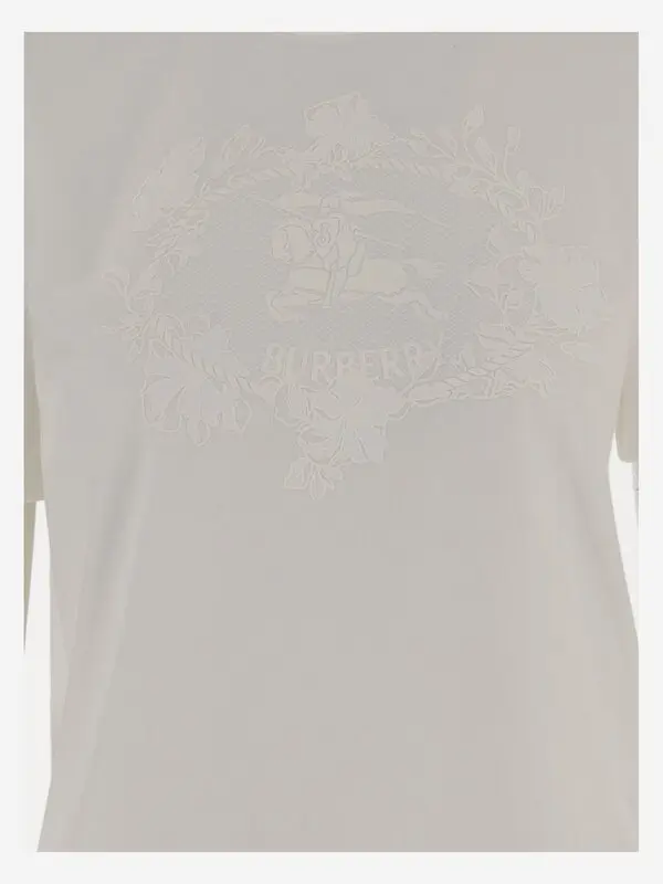 Burberry Knight Stamp Cotton T-shirt